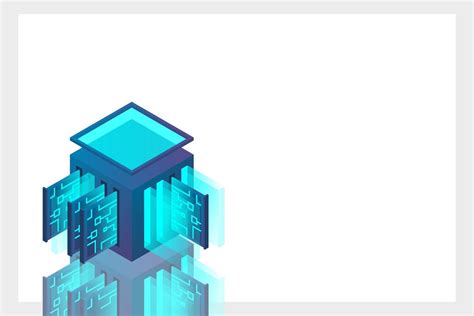 Data Center Isometric Icon Database And Cloud Data Storage Concept Pcb Slot Server Room