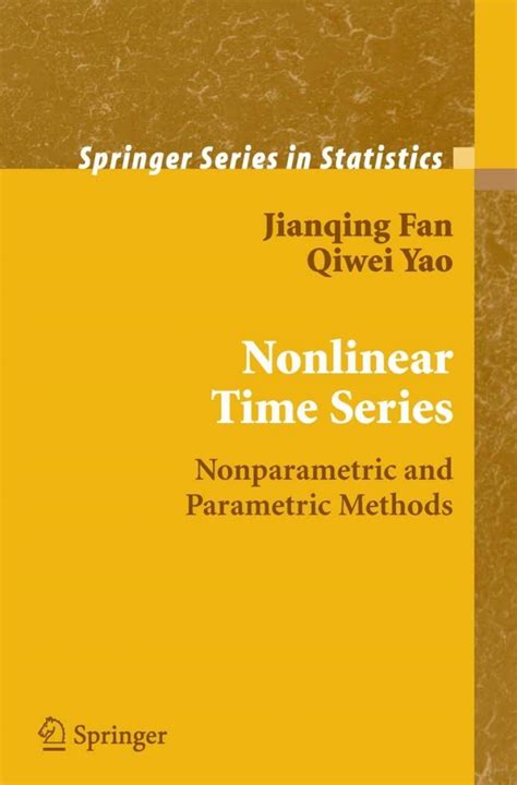 Nonlinear Time Series Nonparametric And Parametric Methods Premiumjs