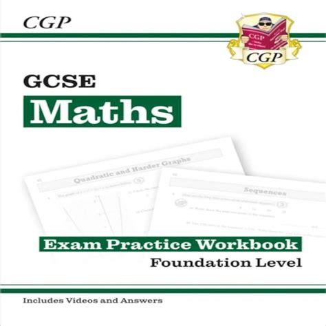 Gcse Maths Exam Practice Workbook Foundation Includes Video Solutions And Answers Tesco