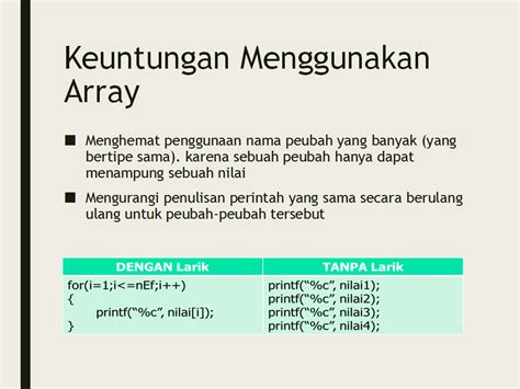 Belajar Yukk Materi Struktur Data Array Dengan Pointer