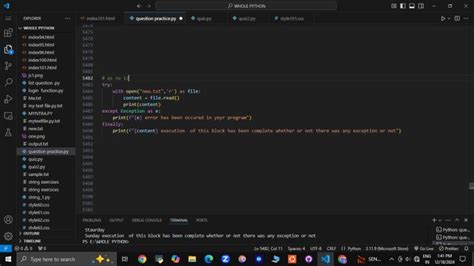 Subham Shashwat On Linkedin Python Codingjourney Exceptionhandling Programmingtips