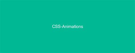 Css Animations