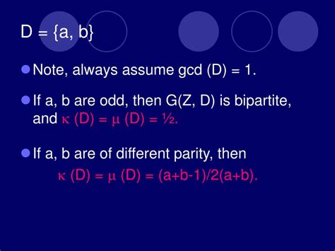 ppt coloring parameters of distance graphs powerpoint presentation