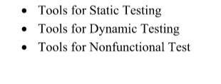 Solved Tools For Static Testing Tools For Dynamic Chegg Com