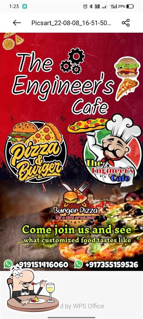 Menu At The Engineers Cafe Gonda