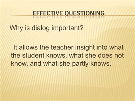 Effective Questioning Pptx