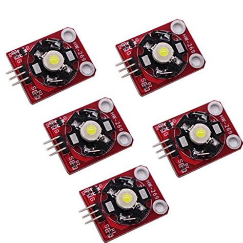 Treedix 5pc Diy 3w 180~210lm 6000~7000k Led White High Power Module Co Treedix Official