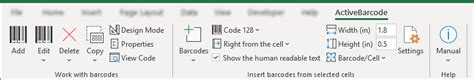 Activebarcode Not In Excel Ieamela