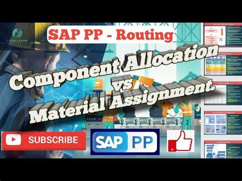 Sap Pp Trainning On Linkedin Sap Routing Component Allocation Vs