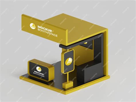 Premium Psd Exhibition Booth Mockup