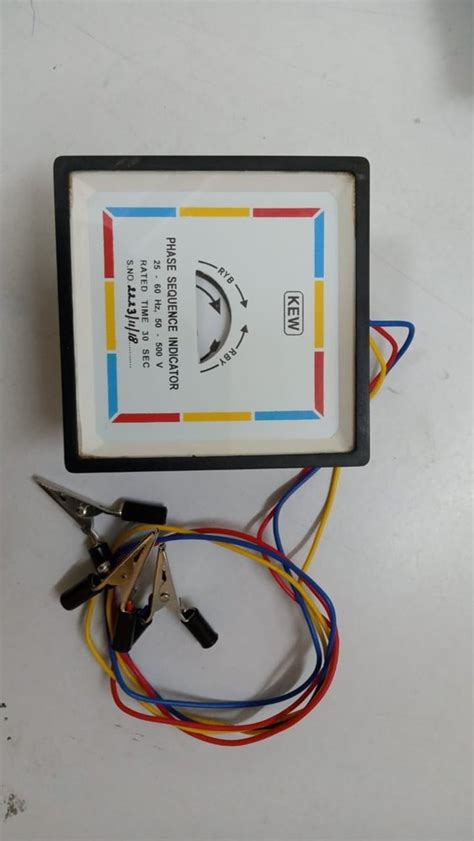 Phase Sequence Indicator Phase Rotation Meter Latest Price Manufacturers And Suppliers
