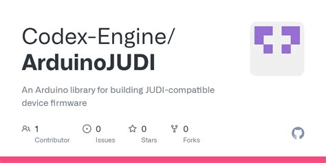 GitHub Codex Engine ArduinoJUDI An Arduino Library For Building JUDI Compatible Device Firmware