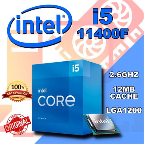 🔥ready Stock🔥 Intel Core I5 11400f 11th Gen Processor Lga1200 12mb