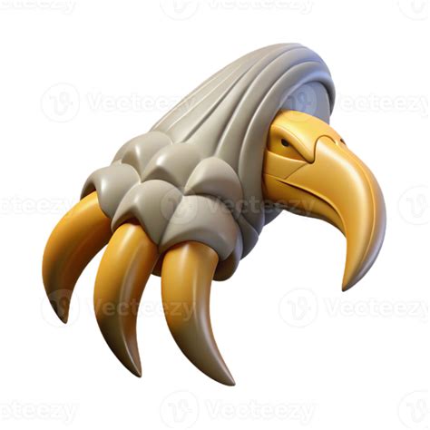 Breathtaking Timeless Ultra Detailed Isolated Cutout Of A Single Griffin Talon Hyper Specific