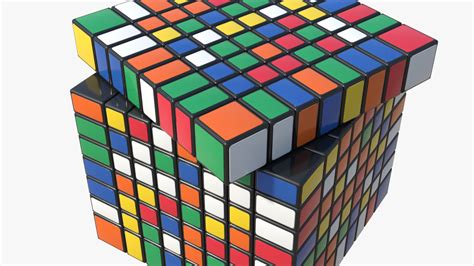 3d animated rubiks cube turbosquid 2118967