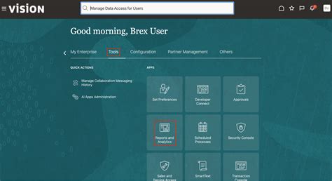 Oracle Fusion Integration Brex