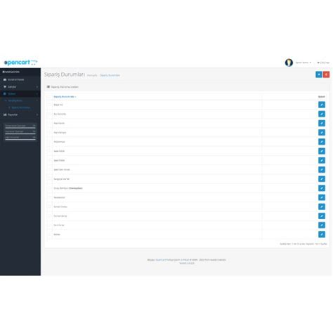 OpenCart Api Target Store Order Viewing And Order Status Update