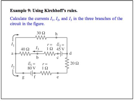solved calculate the currents i1 i2 i3 in the three branches