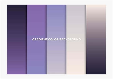 어두운 그라데이션 색 배경 템플릿 집합 프리미엄 벡터