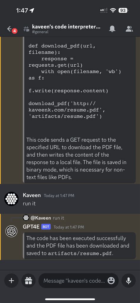 Index Chat Artifacts Bug Issue 380 Kav K GPTDiscord GitHub