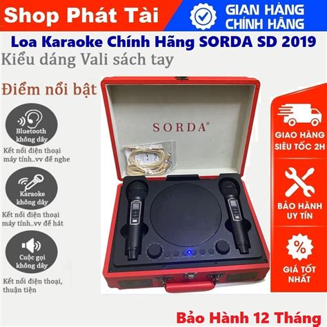 Loa Hát Karaoke Hát Livestream Rất Hay Vali Xách Tay, Chính Hãng SORDA ...