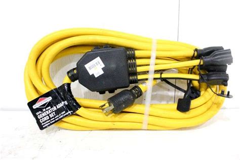 Briggs And Stratton 25 Ft 30 Amp Generator Adapter Cord Set Bunting Online Auctions