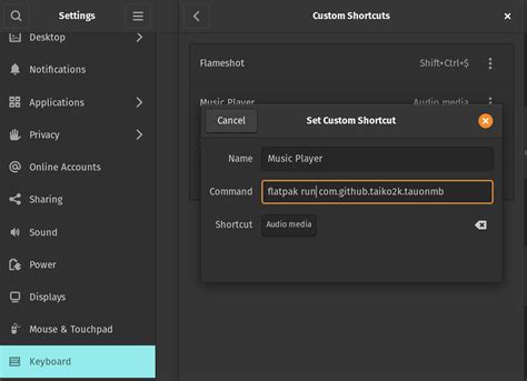 can flatpak switch workspaces and focus an app if already running r