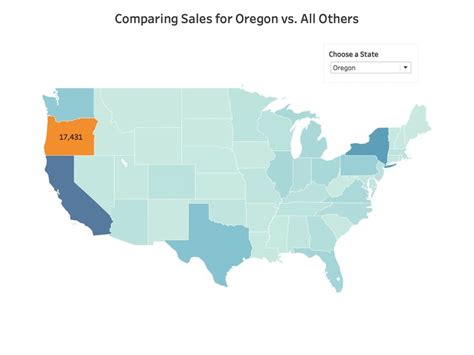 Tableau Tip Tuesday Using Discrete And Continuous Colors Map