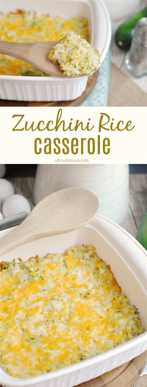 Zucchini Rice Casserole Recipe About A Mom