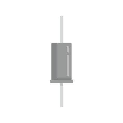 Technology Capacitor Icon Flat Vector Component Resistor 17336380 Vector Art At Vecteezy