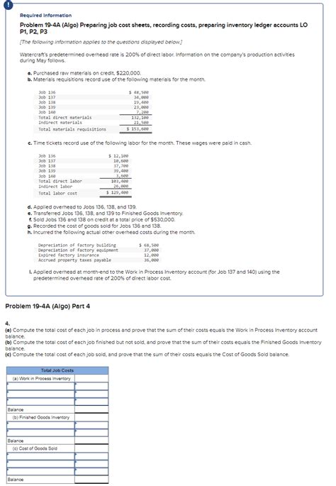 solved problem 19 4a algo ﻿part 4 a ﻿compute the total