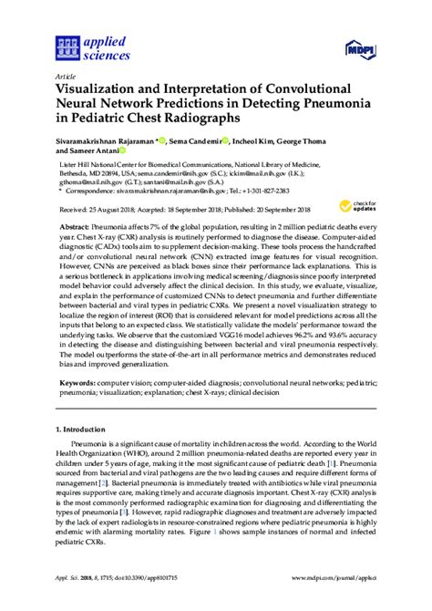 Pdf Visualization And Interpretation Of Convolutional Neural Network Predictions In Detecting