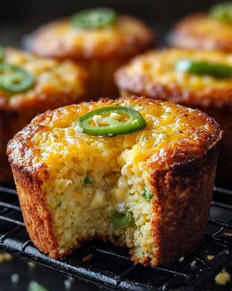 Spice Up Your Meal With Cheesy Jalapeño Cornbread Muffins Receipster