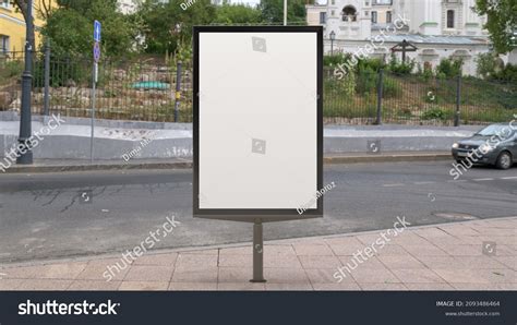 길거리 포스터 광고판이 조롱거리가 되었다 3d 스톡 일러스트 2093486464 Shutterstock