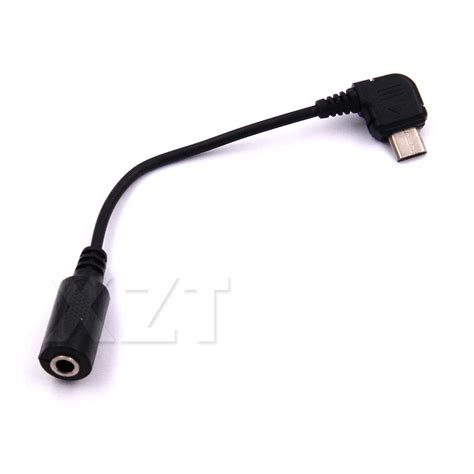 High Quality Cm Black Micro Usb To Mm Female Jack Audio Cable Lead Adaptor Converter In