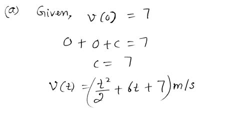 Answered The Acceleration Function In M S² And… Bartleby