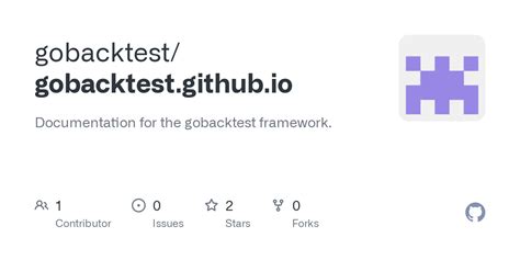 Github Gobacktest Gobacktest Github Io Documentation For The Gobacktest Framework
