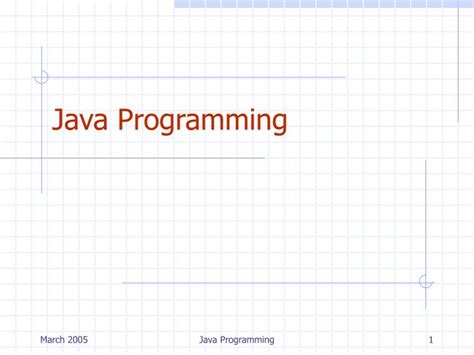 Ppt Java Programming Powerpoint Presentation Free Download Id3590290