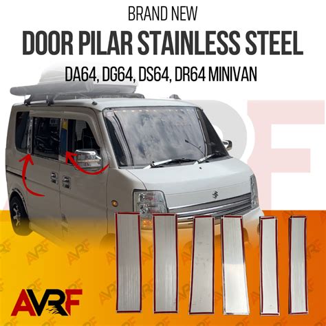 Suzuki Every Door Pilar Stainless Steel Set For Da64w Da64v Minivan