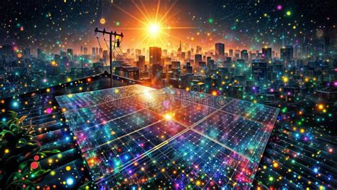 Rooftop Solar Array And City Integration Of Renewable Energy Into Urban