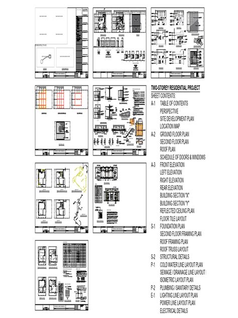 two storey residential project 1 pdf structural engineering