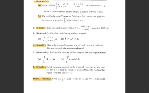 Solved 1 65 Marks A Graph Fx V1 2 1 I 11 1