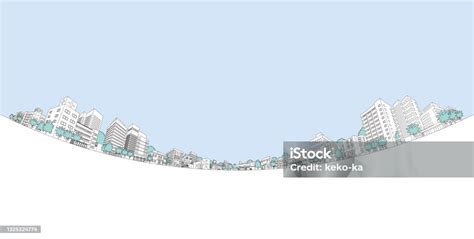 도시 경관의 벡터 일러스트레이션 선 드로잉 그림 그림입니다 0명에 대한 스톡 벡터 아트 및 기타 이미지 0명 3차원 형태 거리 Istock