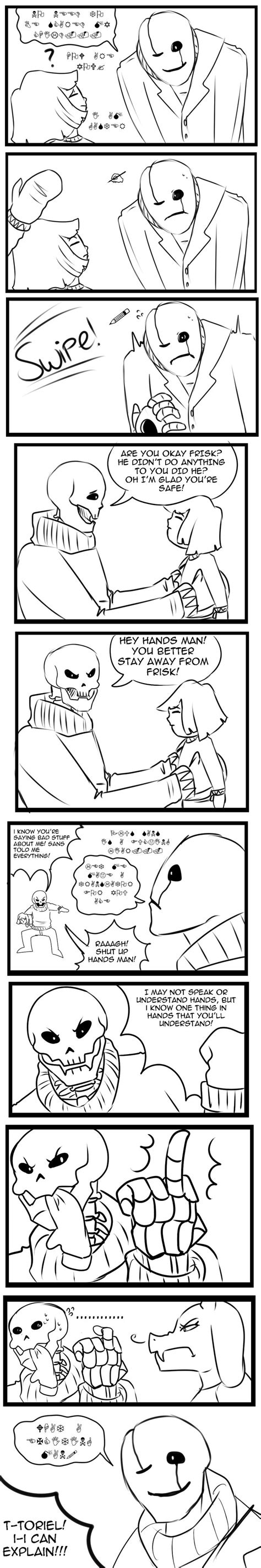 Undertale Comic Gasters Language Undertale Comic Undertale Gaster