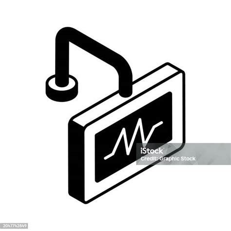 심장 건강 두근거림 모니터링 등척성 디자인의 심전도 모니터 아이콘 0명에 대한 스톡 벡터 아트 및 기타 이미지 0명 건강관리와 의술 고체 Istock