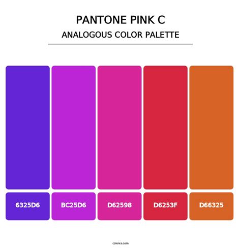 Pantone Pink C Color Palettes Colorxs Com
