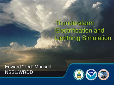 Ppt Thunderstorm Electrification And Lightning Simulation Powerpoint