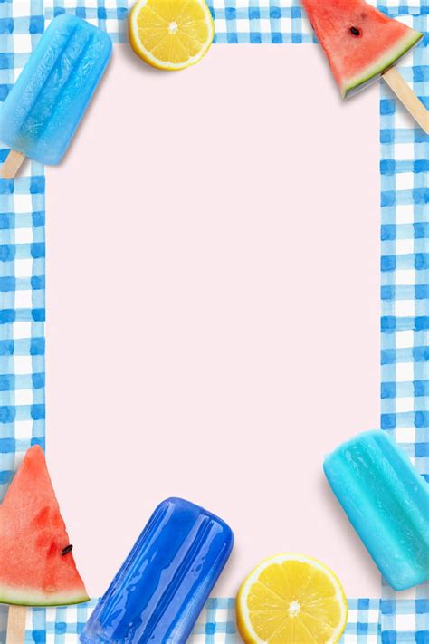 간단한 여름 아이스 캔디 포스터 단순한 차가운 여름 차가운 아이스크림 선전 포스터 광고 배경 배경 배경 화면 및 일러스트 무료 다운로드 Pngtree