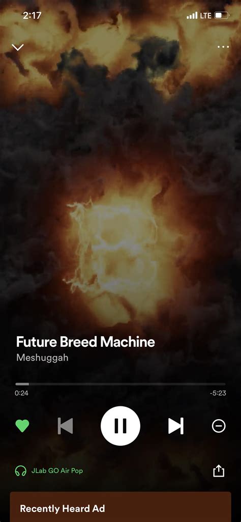 Why Do All The Songs On Spotify Have A Random Letter Exploding As Their Video R Meshuggah