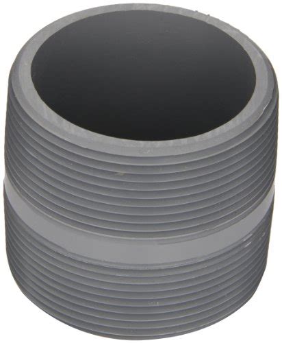 Spears C Series CPVC Pipe Fitting Nipple Schedule Gray NPT Male Length